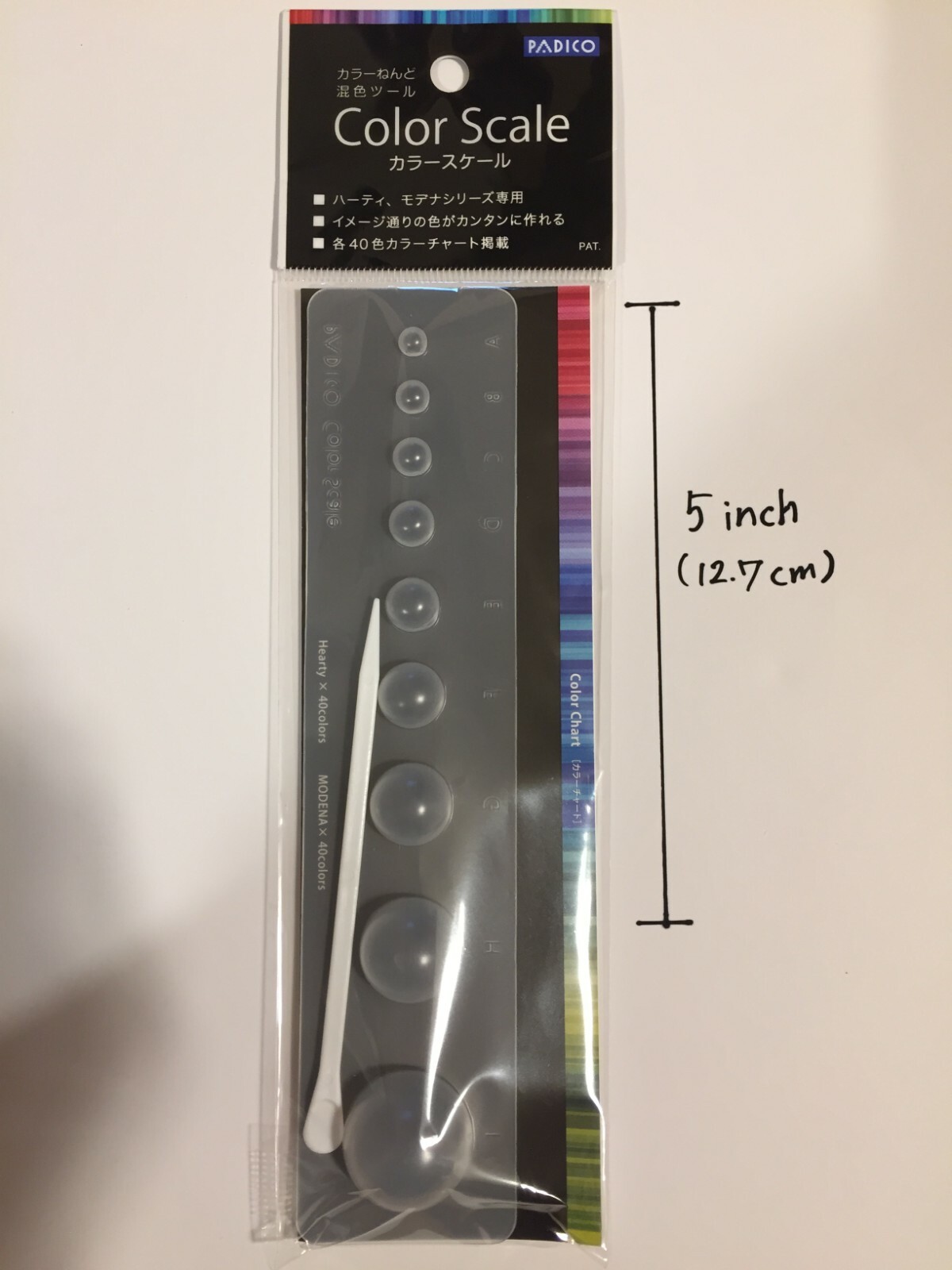 PADICO Clay Color Scale 303594 With Color chart stick | eBay