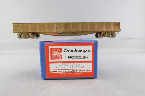 HO BRASS SAMHONGSA SH114 READING STEEL GONDOLA UNPAINTED | eBay