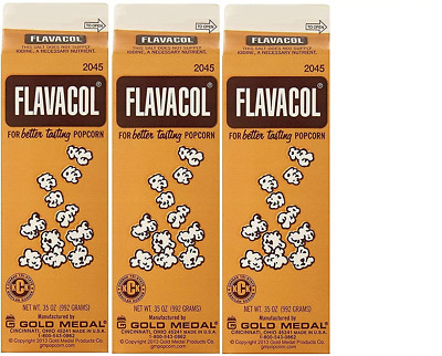 Concession Essentials 3-Pack Flavacol Popcorn Seasoning, 35oz Each | eBay