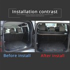Black Rear Cargo Basket Rack Luggage Storage Carrier For LR Defender ...