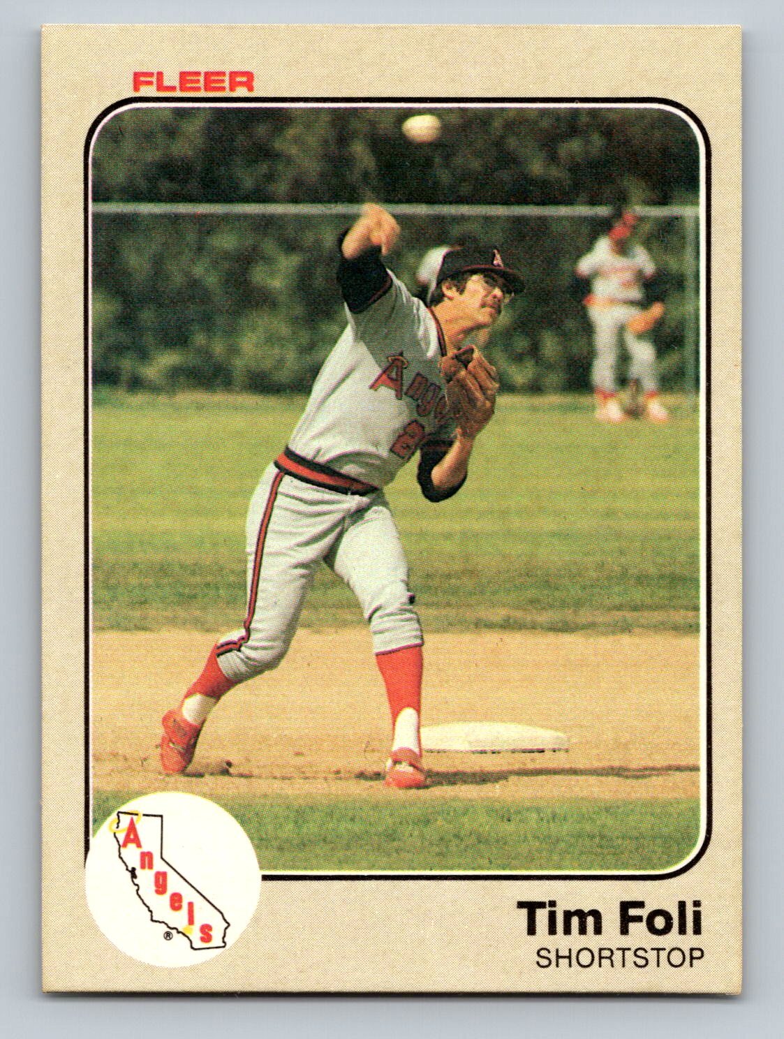 1983 Fleer #88 Tim Foli California Angels | eBay