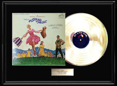THE SOUND OF MUSIC LP GOLD METALIZED RECORD ALBUM VINYL RARE SOUNDTRACK ...