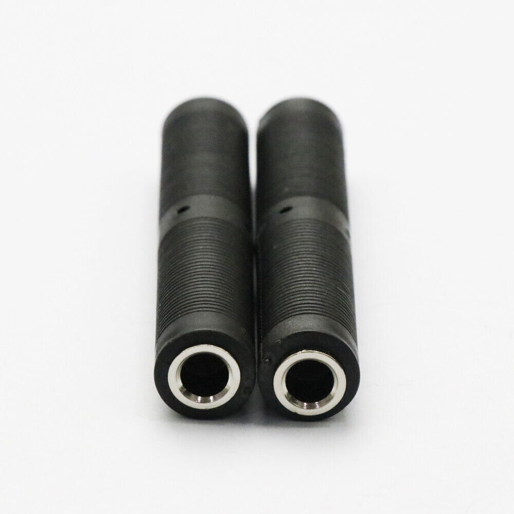 4PCS 1/4" Stereo TRS Jack Coupler Cable Joiner Female to Female Socket ...