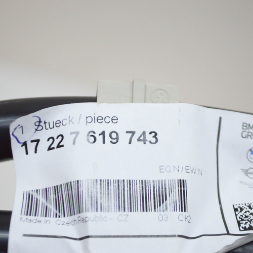 NEW BMW 5 F10 AUTOMATIC TRANSMISSION OIL COOLER TUBE 7619743 ...