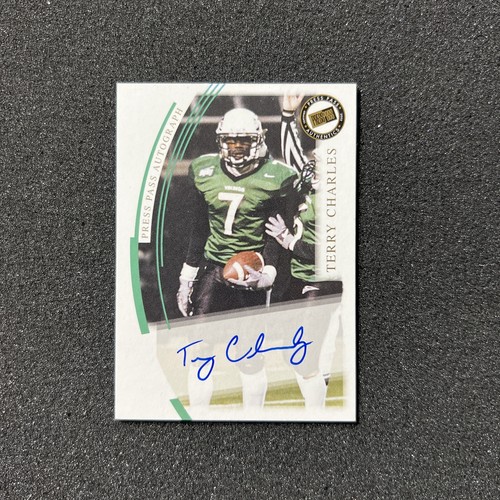 2002 Press Pass TERRY CHARLES Authentic Autograph AUTO ROOKIE CARD | eBay