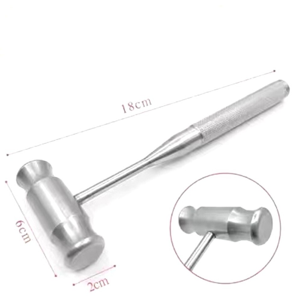 stainless steel double ended Bone Mallet ophthalmic ENT surgical ...
