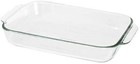 Pyrex Basics 2 Quart Glass Oblong Baking Dish, Clear 7 x 11 inch (Pack ...