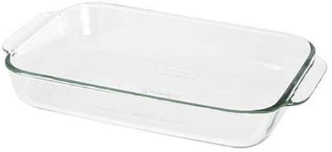Pyrex Basics 2 Quart Glass Oblong Baking Dish, Clear 7 x 11 inch (Pack ...