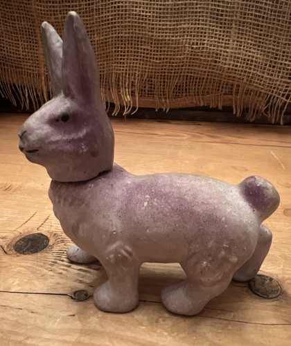 Antique German Composite Easter Bunny Rabbit Candy Container | eBay
