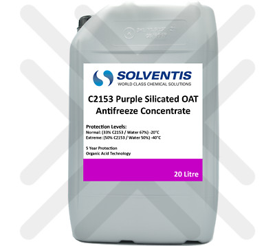 Purple Si-OAT G13 G12++ Antifreeze Coolant Concentrate -40 @ 50/50 20L ...