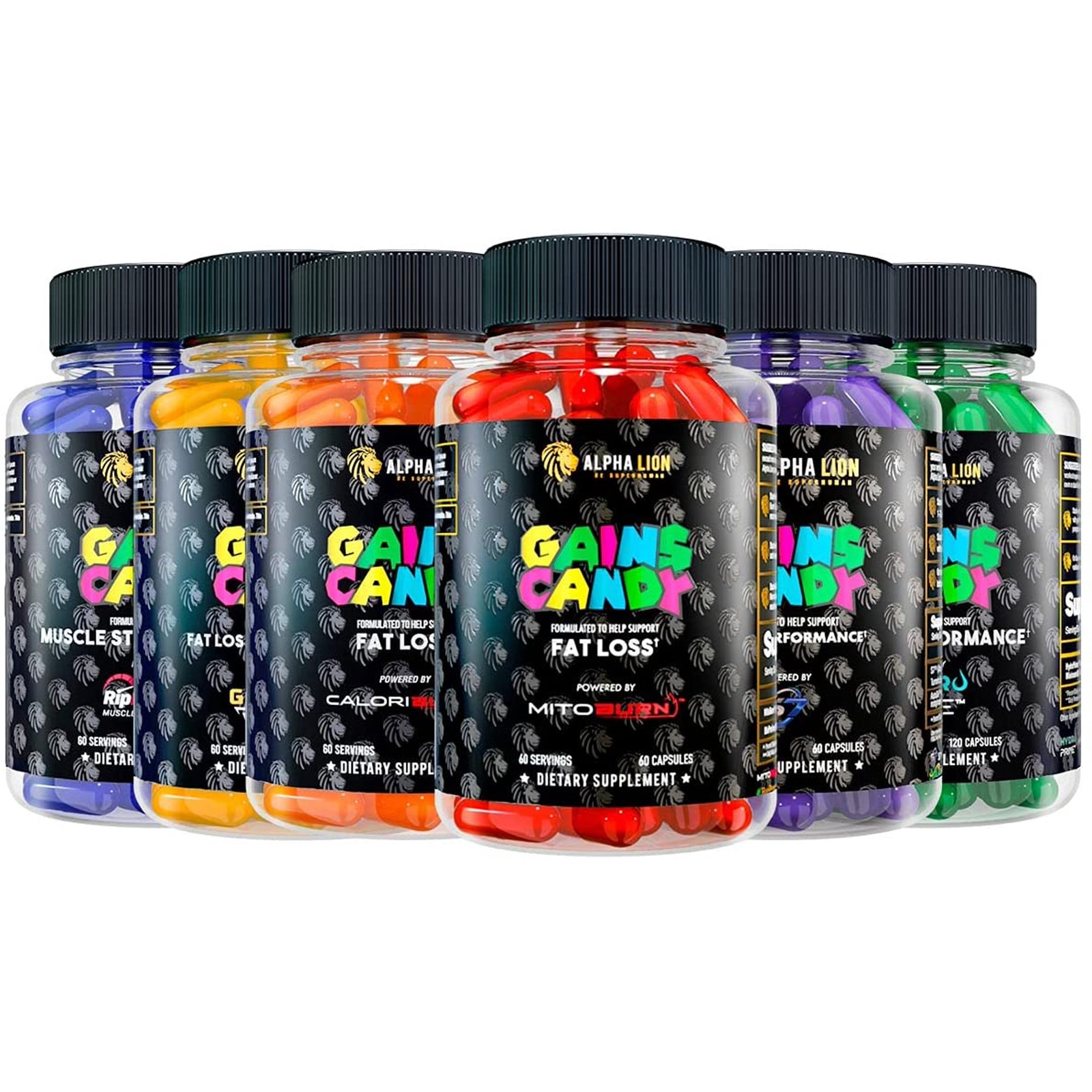 Alpha Lion GAINS CANDY RipFactor 60 caps - Amplify Muscle Strength ...