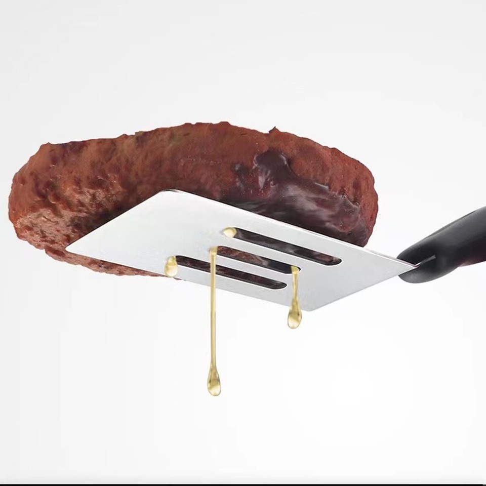 Small Metal Spatula Cooking Spatula Thin Spatula Anti Slip Handle High ...