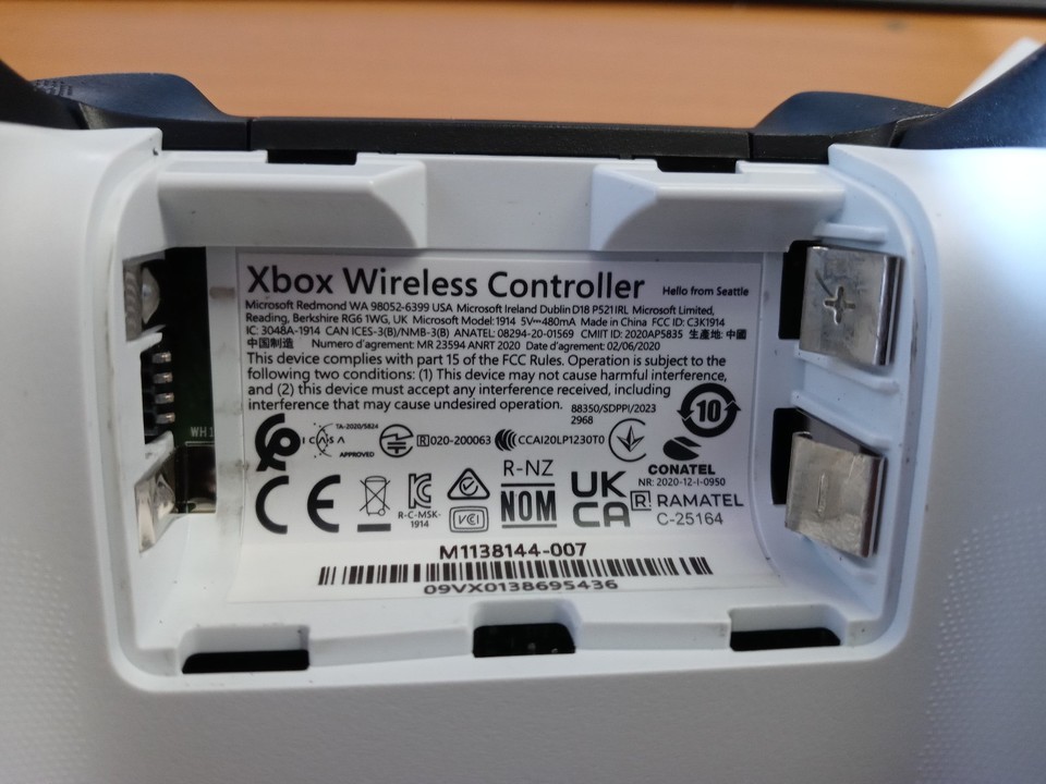 Official Microsoft Xbox Wireless Controller Shock Blue Model 1914 ...