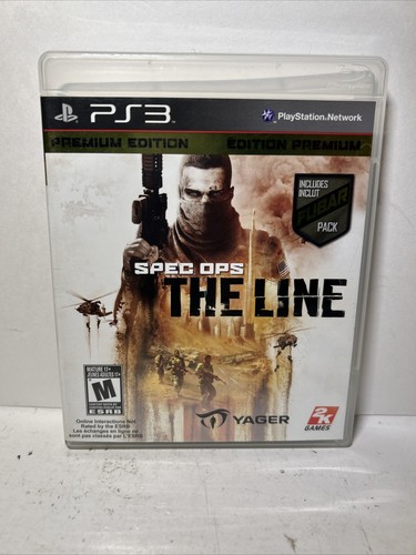 Spec Ops The Line [Premium Edition] Playstation 3 Game, Case, Manual ...