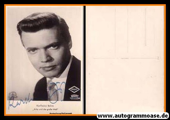 Film | Karlheinz BÖHM | 1956 "Kitty Grosse Welt" (Portrait SW) Rhombus ...