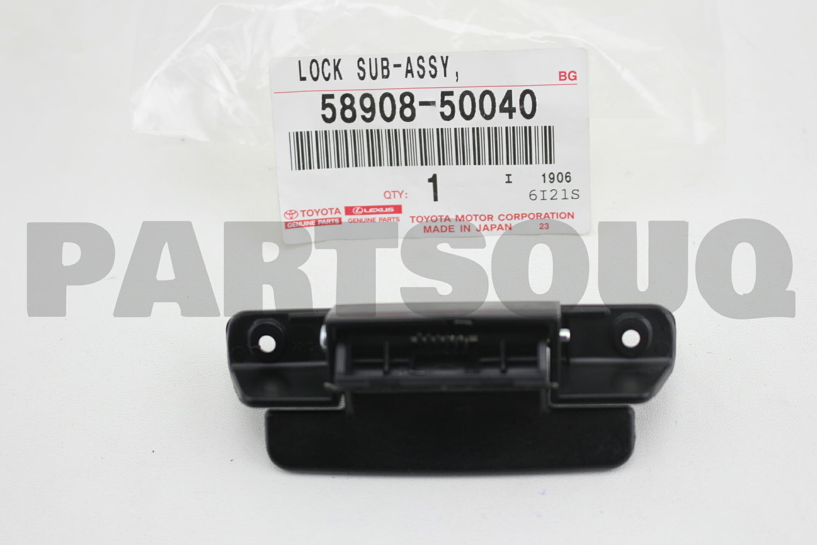 5890850040 Genuine Toyota LOCK SUB-ASSY, CONSOLE COMPARTMENT DOOR 58908 ...