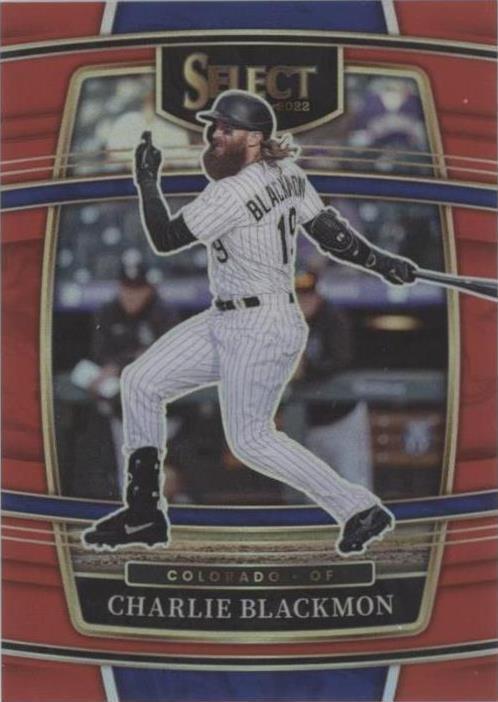 2022 Panini Select - Concourse Charlie Blackmon #77 Red Prizm /199 for ...