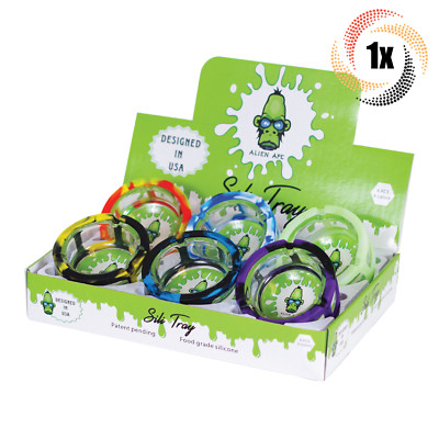 1x Ashtray Alien Ape Assorted Color Glass Ashtrays With Silicone | +2 ...