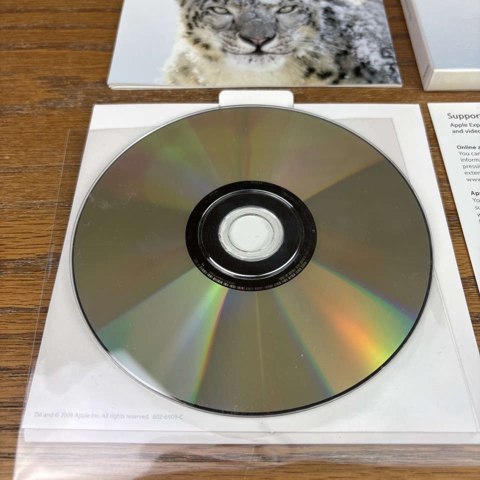 Apple Mac OS X Snow Leopard Version 10.6.3 Operating System Install DVD | eBay