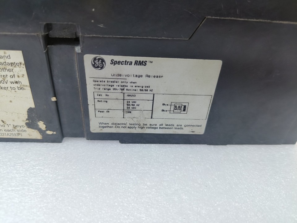 GE Spectra RMS MAG-BREAK CIRCUIT BREAKER SFLA36AI0250 (FREE FAST ...