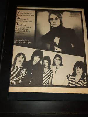 The Cars/Warren Zevon Rare Original Promo Poster Ad Framed! | eBay