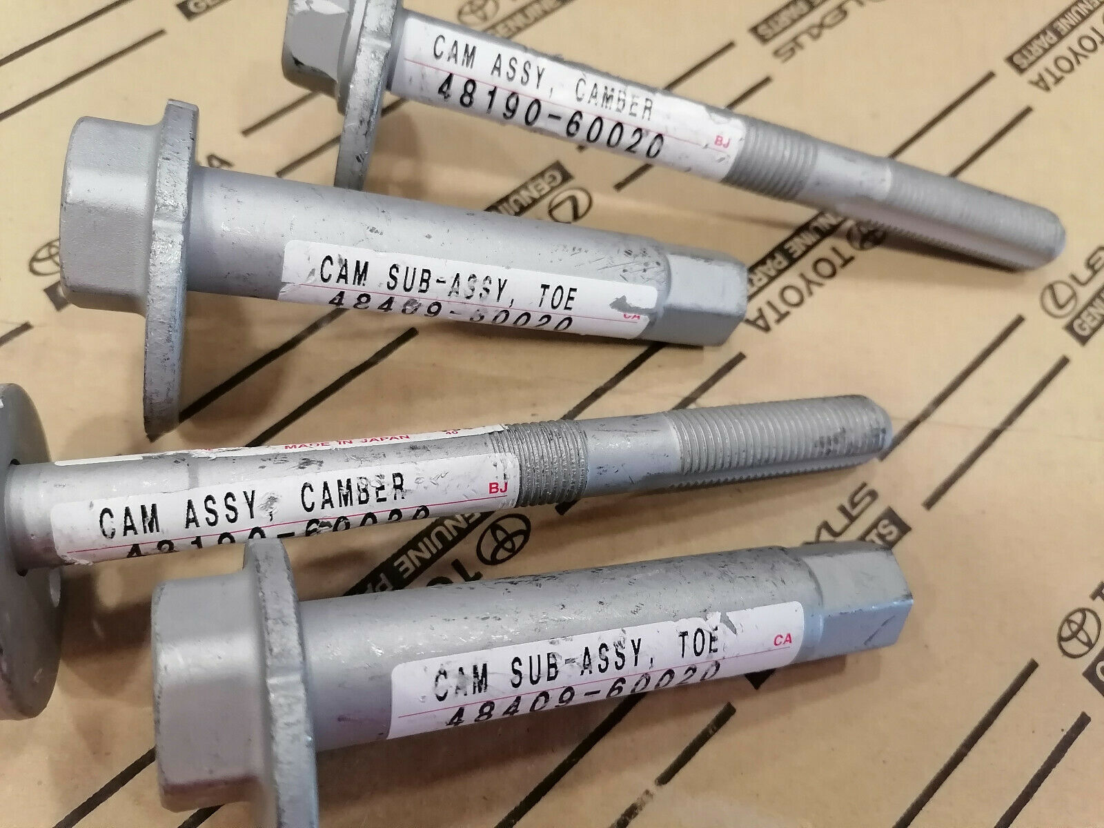 2*SET FOR Toyota FJ CRUISER TACOMA HDJ120 CAM SUB-ASSY CAMBER ADJUST ...