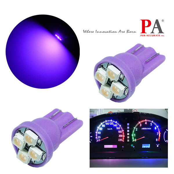 25x T10 W5W Purple LED Dash Light Bulb Instrument Panel PA LED | eBay