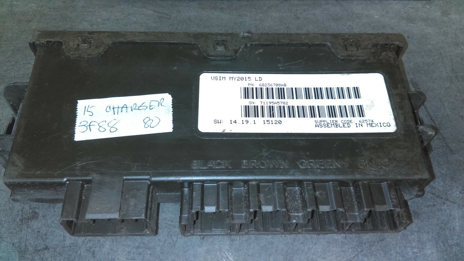 2015 Dodge Charger bcm body control module 68236708AB | eBay