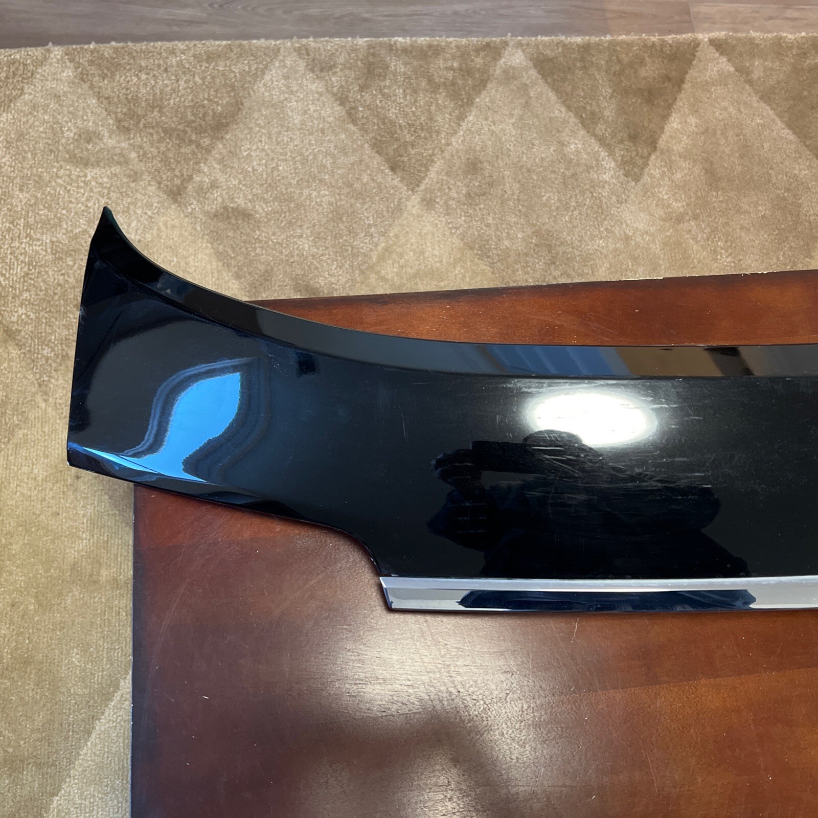 HYUNDAI SANTA FE 17 18 REAR TRUNK LIFT GATE GARNISH TRIM WITH CAMERA ...