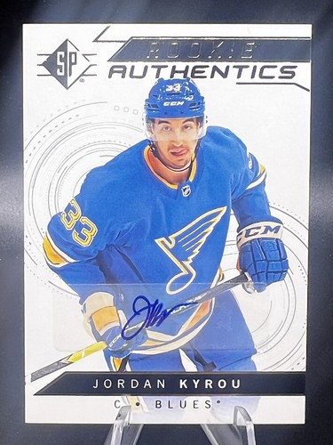 2018-19 SP Rookie Authentics Auto Jordan Kyrou #108 Rookie Auto RC | eBay