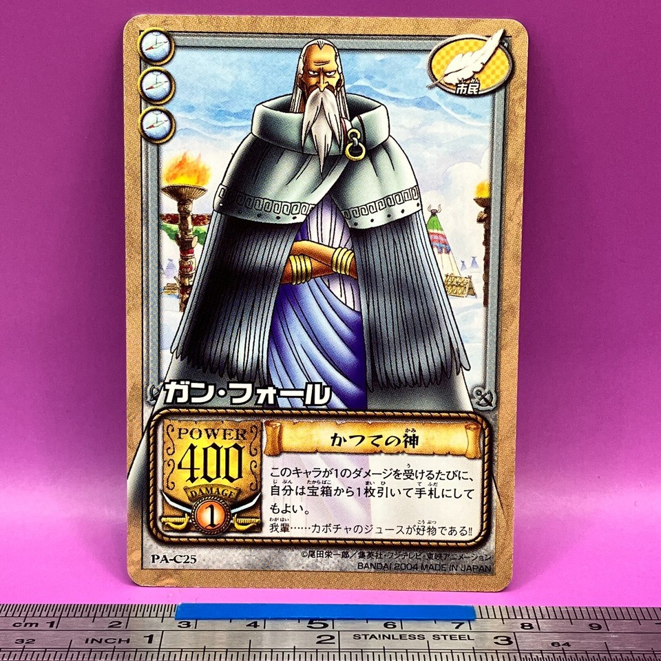 Gan Fall - One Piece Card Game Carddass PA-C25 BANDAI 2004 TCG Japanese ...