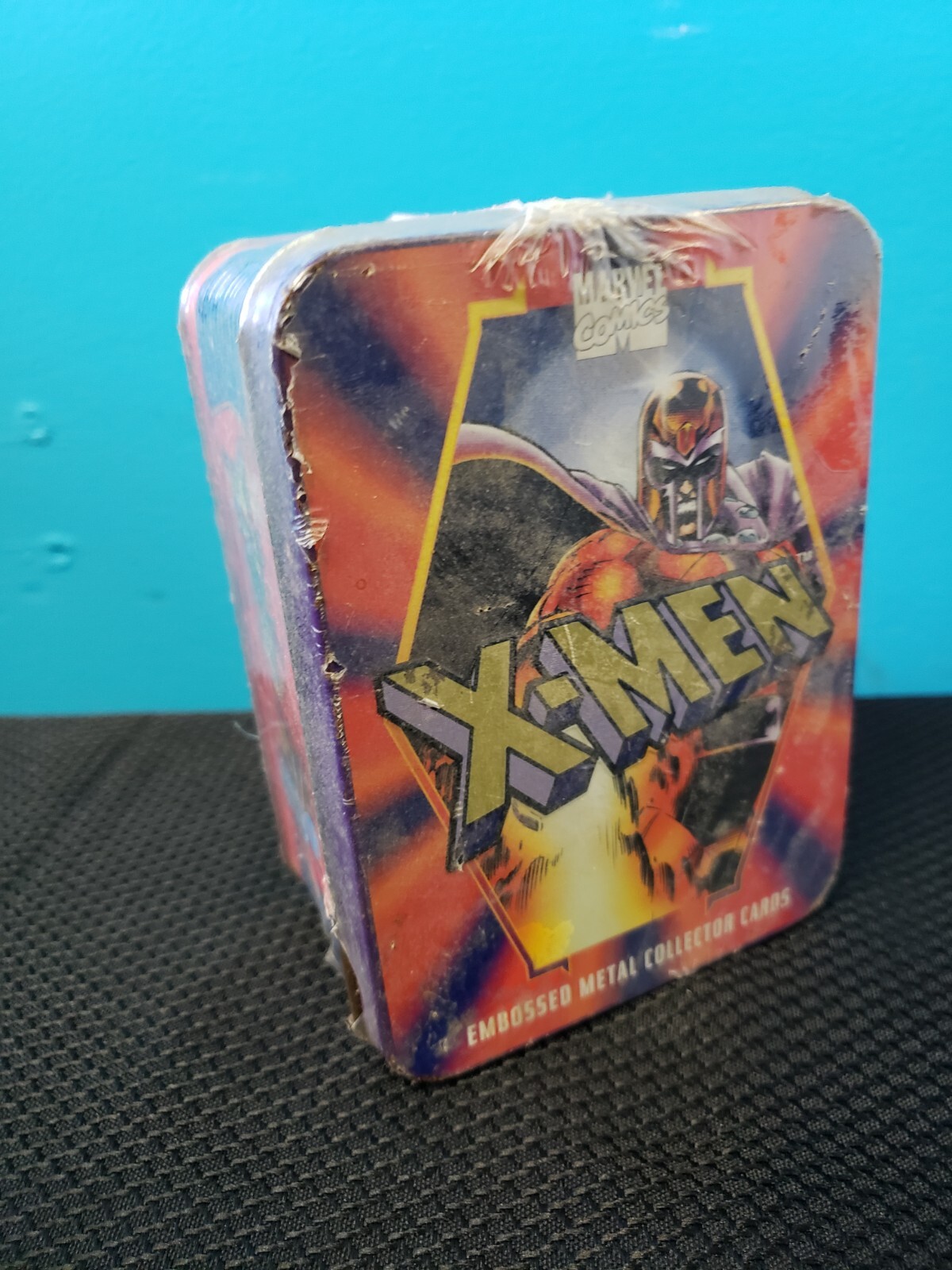 1996 Metallic Impressions X-Men Tin SEALED/UNOPENED/NEW Embossed Metal ...