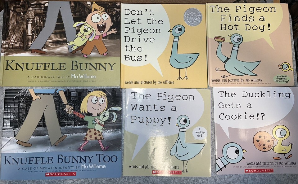 Lot Of 18 Pigeon, Elephant & Piggie Books By Mo Willems - 6 Paperback ...