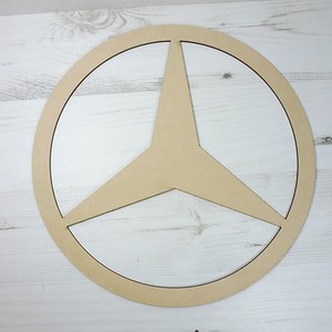 LOGO MERCEDES cnc Laser Cut Conversion Camper Carpeting Merc 300mm MDF ...