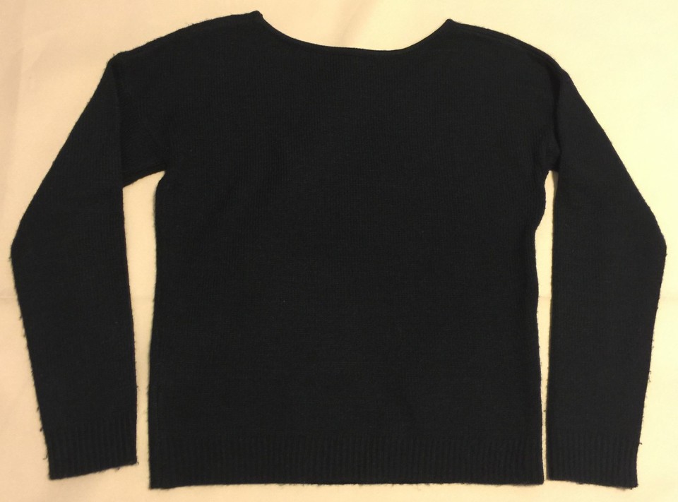 GUC Jr Girls/Womens Black Pullover Sweater Almost Famous Size M-see ...