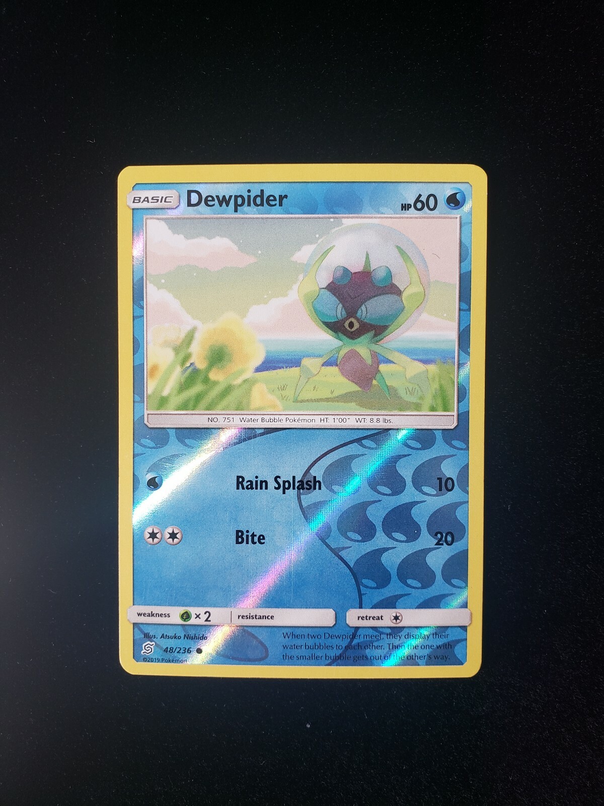 Pokemon Dewpider - 48/236 - Common - Reverse Holo Card- Unified Minds ...