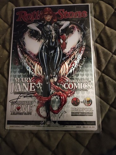 MARY JANE VENOMIZED ROLLING STONE COVER Metal PRINT - SIGNED JAMIE ...