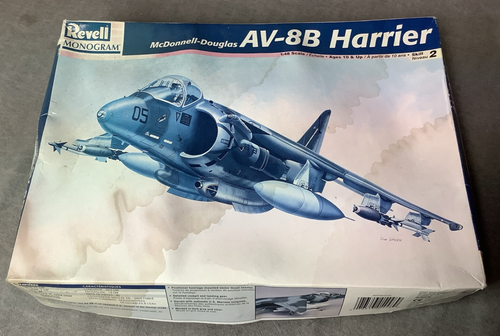 Revell McDonnell Douglas AV-8B Harrier Model Kit - 1/48 Scale - New ...