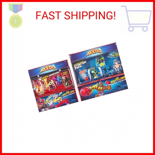 Akedo Ultimate Arcade Warriors - Starter Pack & Warrior Collector Pack Bundle Pa | eBay