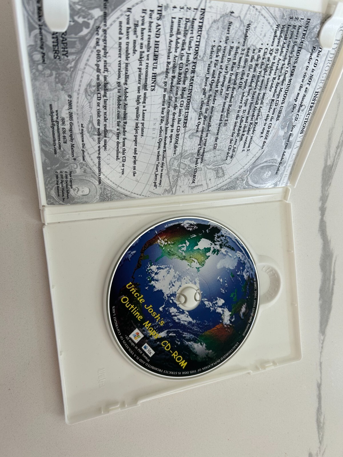 Uncle Josh's Outline maps cd-Rom | eBay