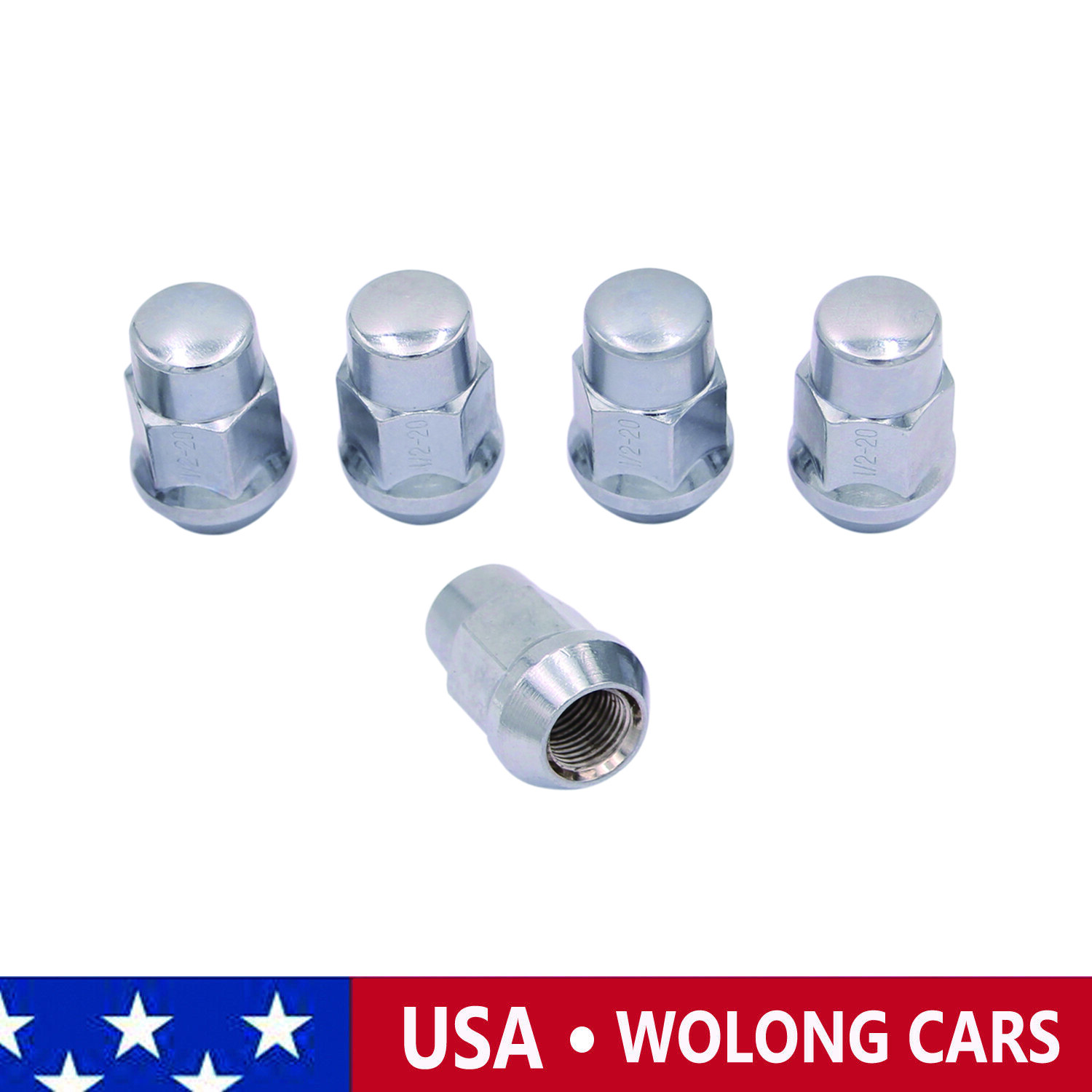 5 Pcs Lug Nuts Fit for Jeep Wrangler Grand Cherokee Liberty Commander ...