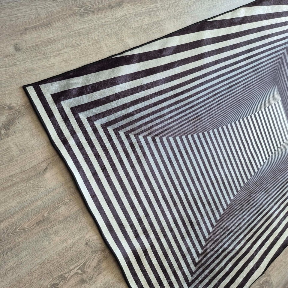 Tunnel Rug, Optical illusion Rug, Optical illusion Vortex Rug, 3D ...