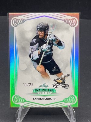 TANNER COOK 2025 LEAF NATIONAL LACROSSE LEAGUE NLL SILVER PILLAR #87 ...