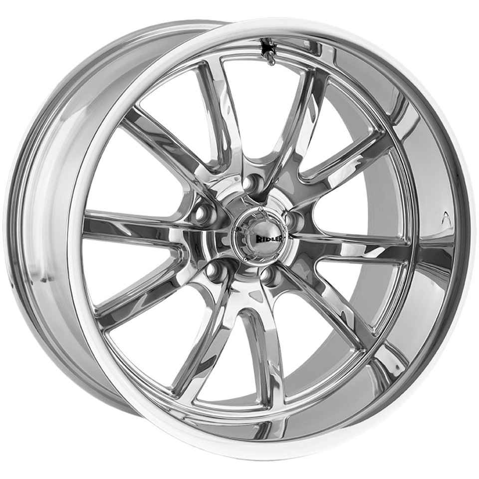 Ridler 650 17x7 5x4.5" +0mm Chrome Wheel Rim 17" Inch | eBay