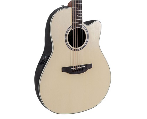 Ovation Applause AB24-4S Cutaway A/E Guitar - Natural Satin - Open Box ...