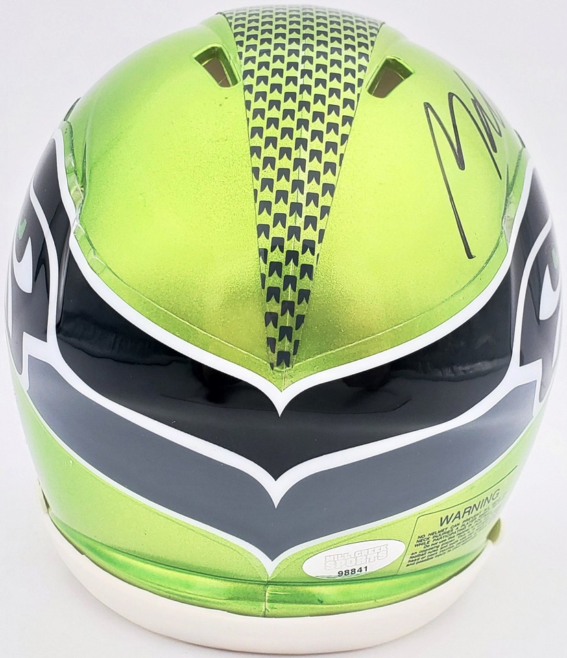 Michael Dickson Signed Seattle Seahawks Flash Green Speed Mini Helmet ...