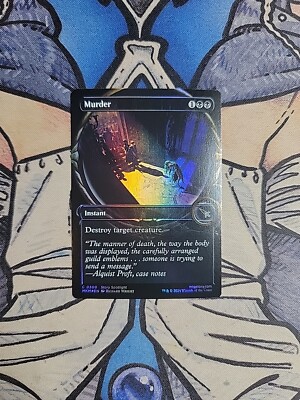 1x Murder Magnified Showcase FOIL - NM/M MKM MTG Magic | eBay