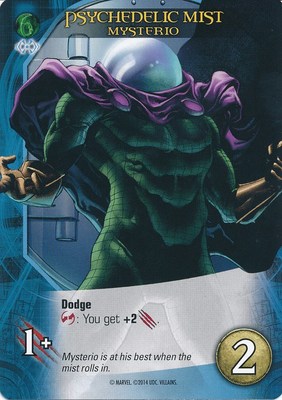 MYSTERIO Upper Deck Marvel Legendary PSYCHEDELIC MIST | eBay