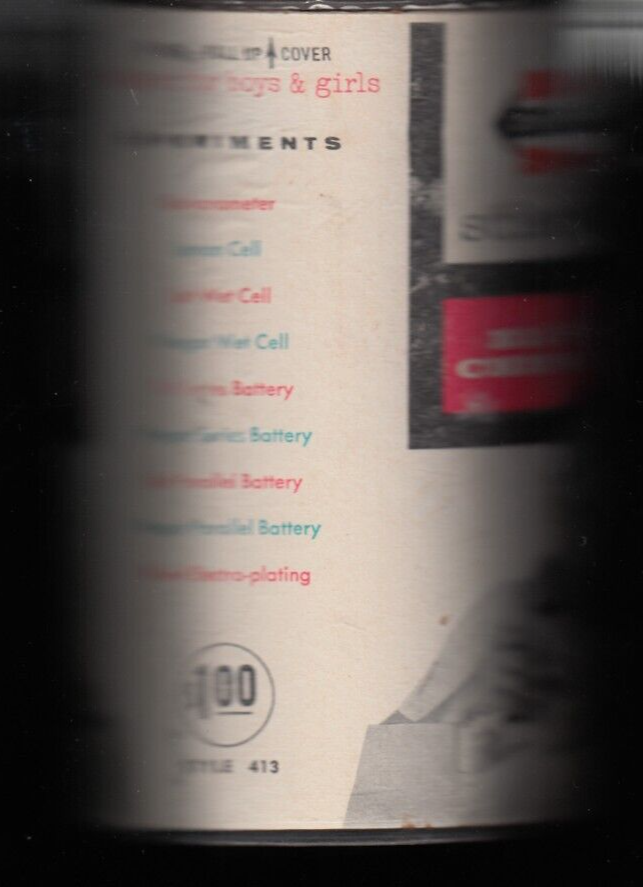 Vintage REMCO Science Kit ~ Electro-Chemistry - #413 in Canister | eBay