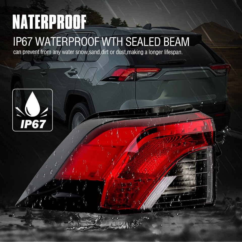 LED Left Side Tail Light Rear Lamp Brake Assembly For Toyota RAV4 2019 ...